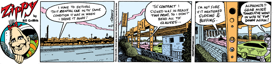 Zippy The Pinhead: 10/27/24